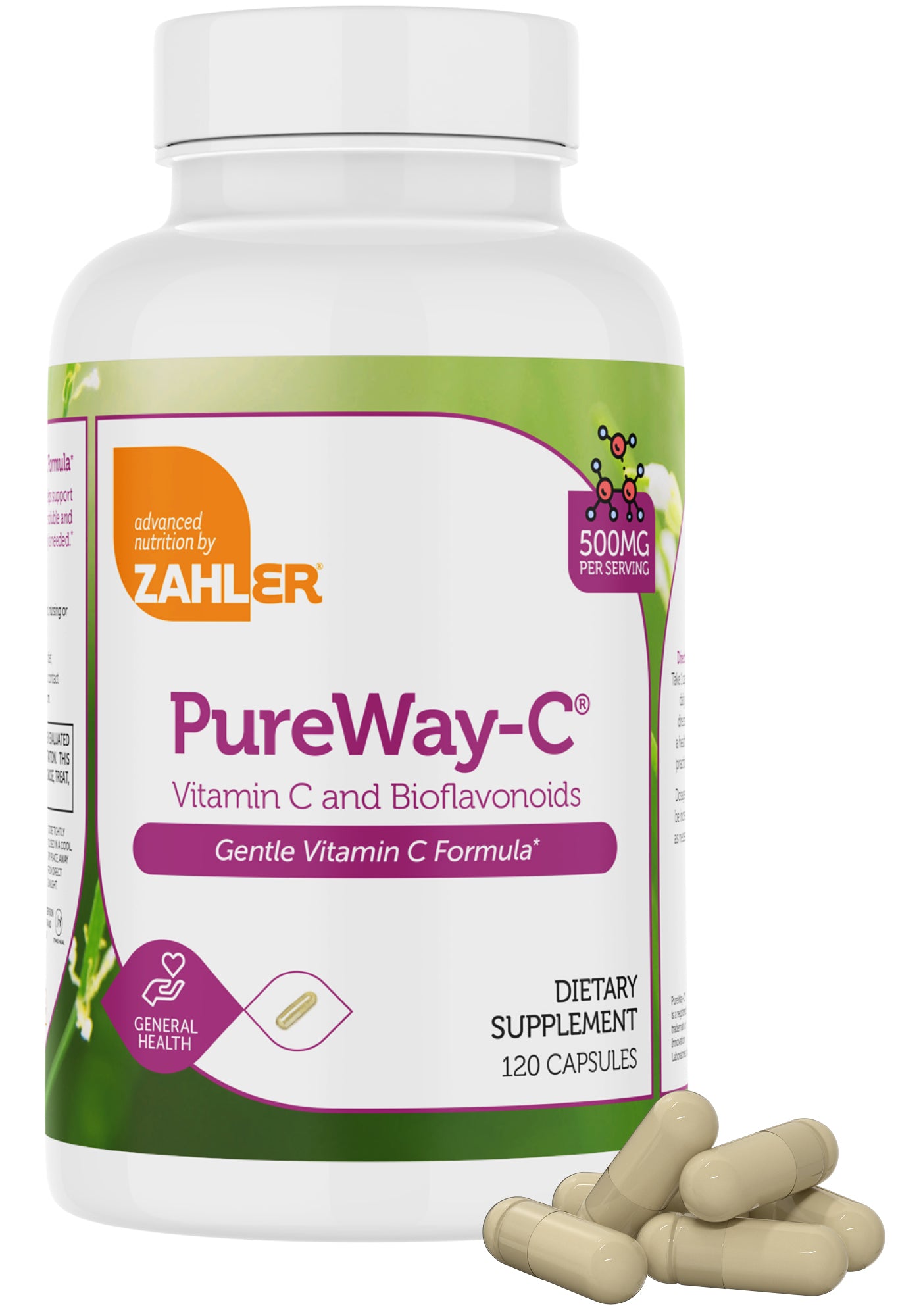 Zahler Pureway C 500mg, Advanced Vitamin C Supplement – Advanced ...