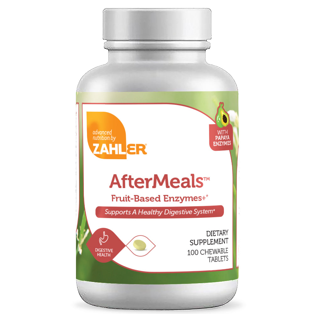 Zahler Aftermeals, Natural Antacid Chews Papaya Enzyme Chewable Tablet ...